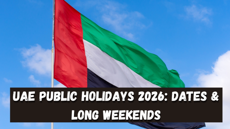 UAE Public Holidays 2026 Calendar | Official Dates & Long Weekends ...